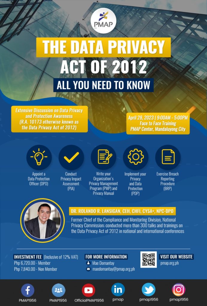 The Data Privacy Act of 2012 | People Management Association of the ...