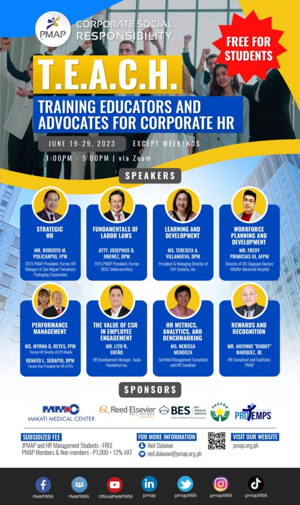 CSR T.E.A.C.H. Program | People Management Association of the Philippines