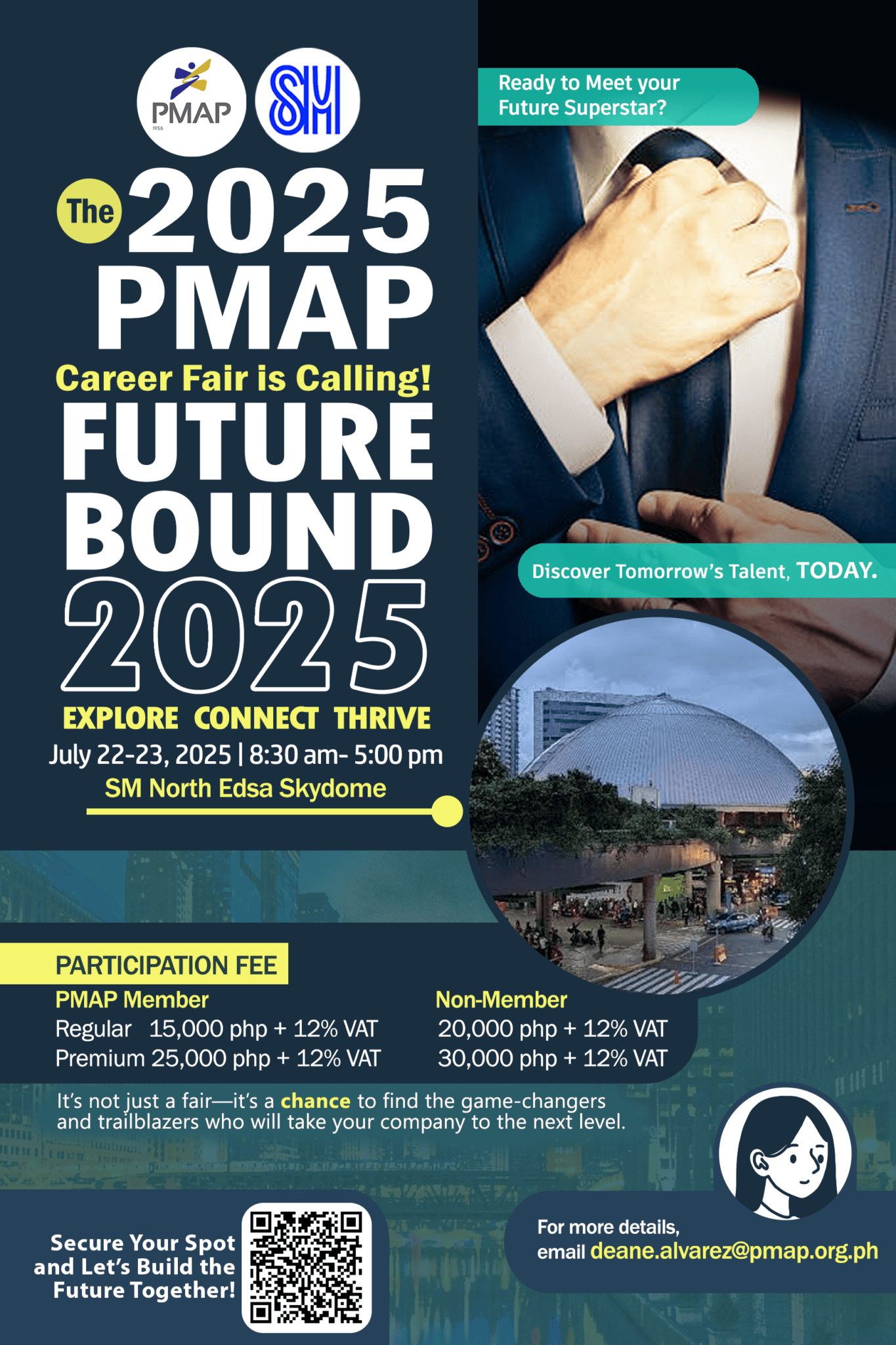 THE 2025 PMAP CAREER FAIR IS CALLING! FUTURE BOUND 2025: EXPLORE, CONNECT, THRIVE | People ...